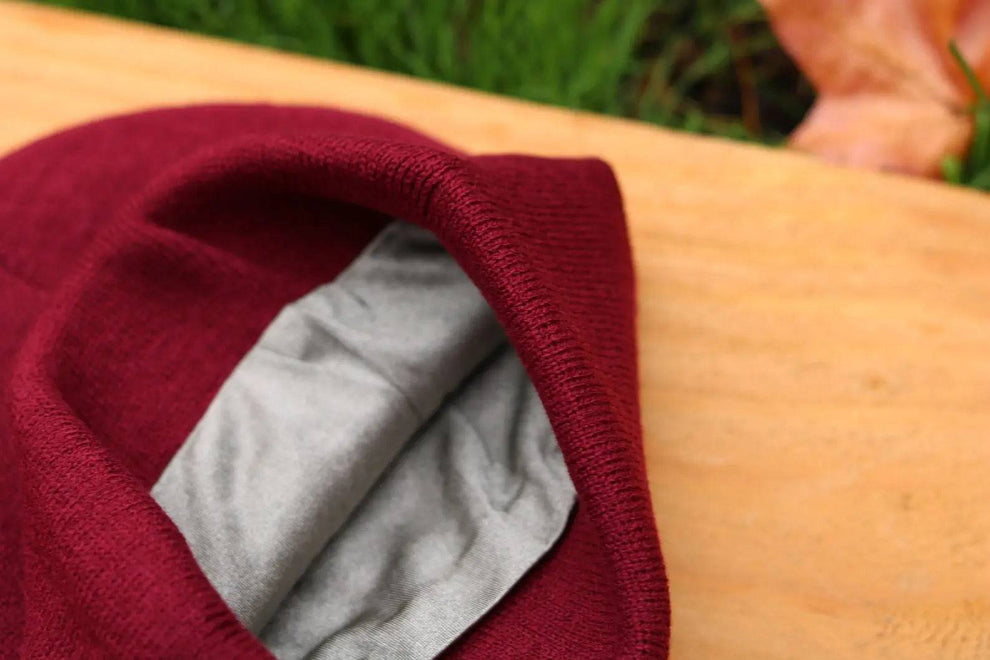 Maroon EMF/RF Protection Hat [OK.] Block Radiation 5g WiFi Blocking Be ...